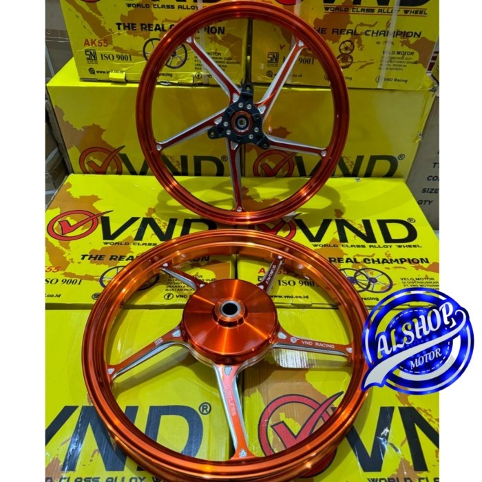 Jual Velg Racing Vnd Ak55 Ak 55 Yamaha Aerox 155 Old Aerox New Connected | Shopee Indonesia