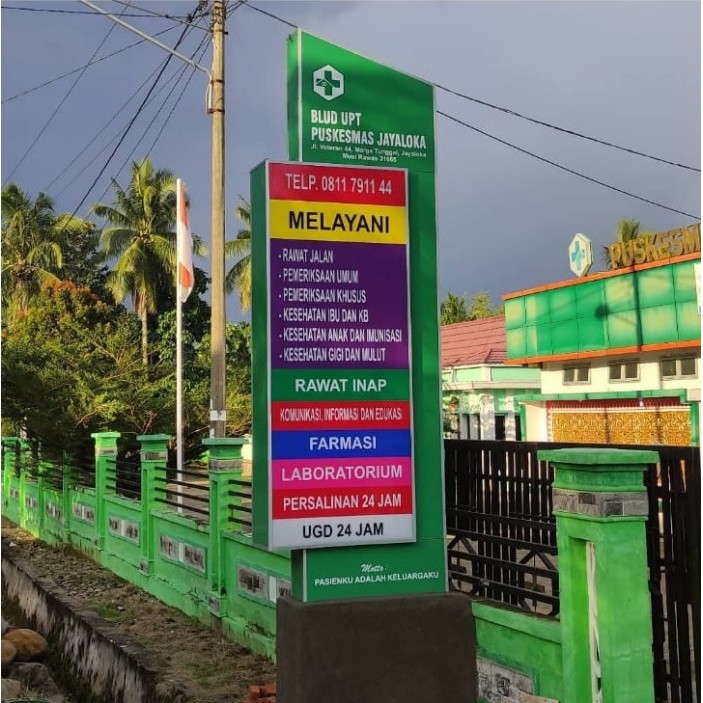 Jual Pylon Sign LED I Totem Sign 1 sisi I Ukuran dan Desain Bisa ...