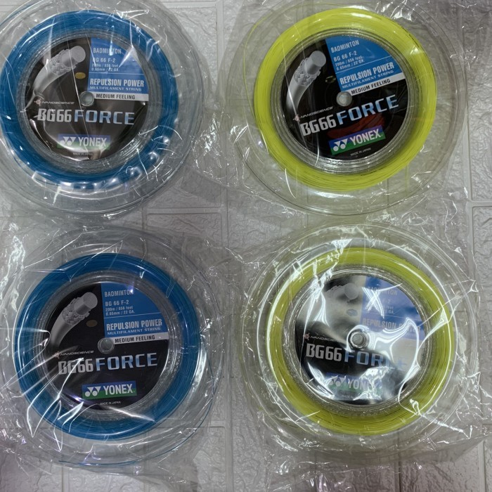 Jual SENAR RAKET BADMINTON YONEX BG 66 FORCE ROLL ORIGINAL | Shopee ...