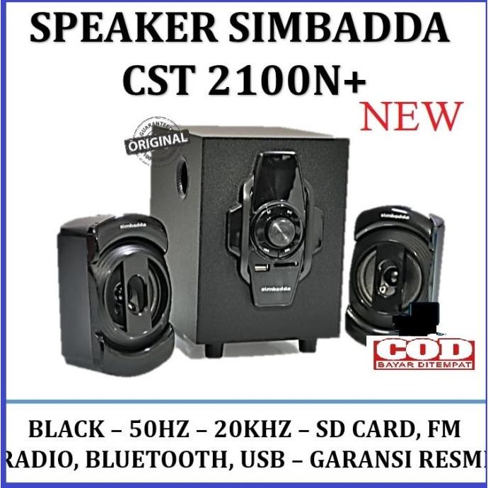 Jual Simbadda Speaker CST 2100N+ Bluetooth, FM Radio, USB NEW Terlaris ...