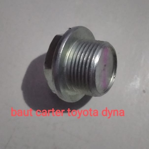 Jual BAUT BOLT TAP OLI CARTER KARTER MESIN DYNA RINO ORIGINAL | Shopee ...