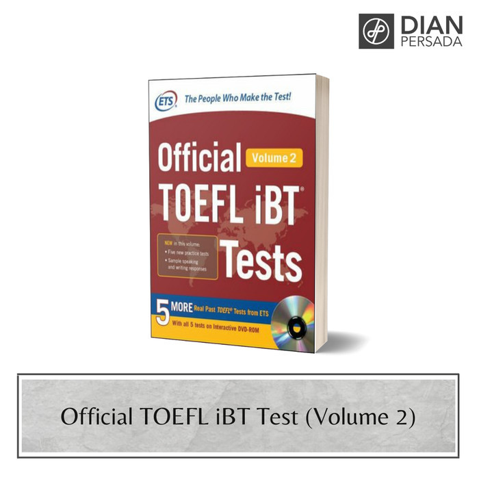 Jual Buku Official TOEFL iBT Tests Volume 2+DVD 2 Edition 9789814738330 ...