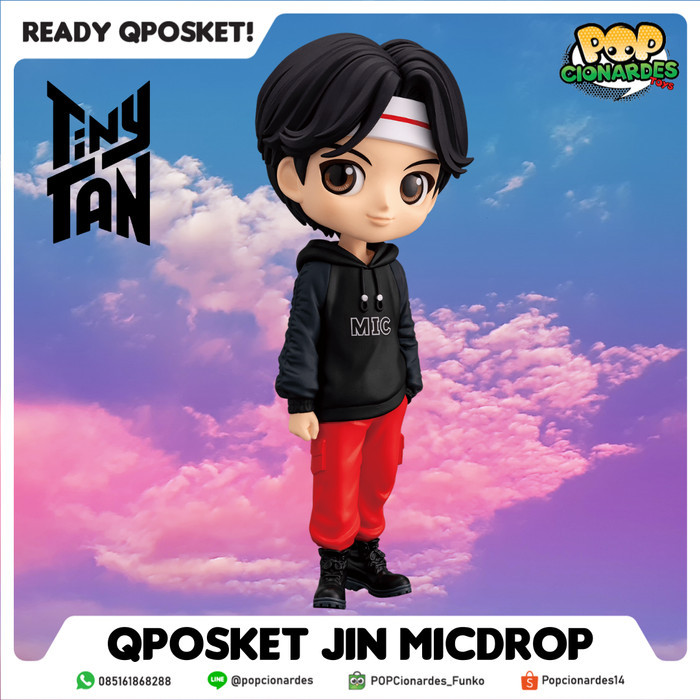 Jual Banpresto - BTS Tiny Tan Mic Drop - QPosket Bundle Set of 7 Personel | Shopee Indonesia