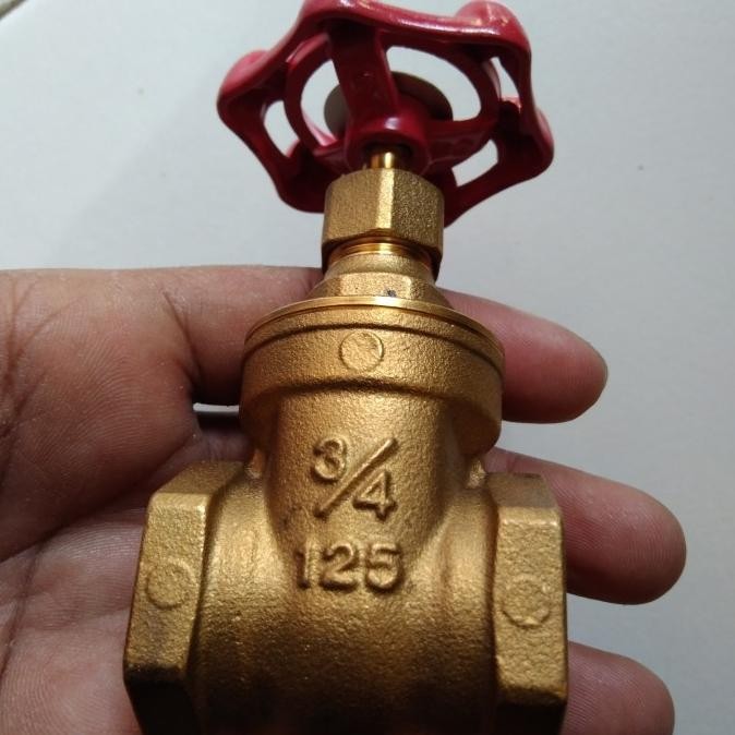 Jual Promo gate Valve kitz 3/4inch kuningan/stop kran kitz 3/4inch COD | Shopee Indonesia
