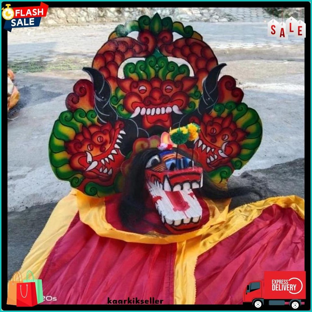 Jual Caplokan Barongan Devil Kayu No.3 Anak 8-12 Tahun Kain Panjang ...