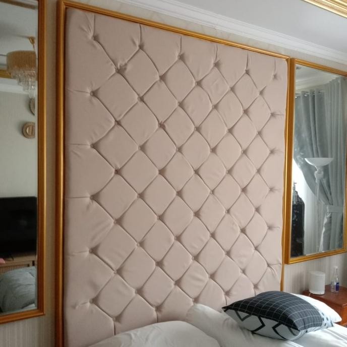 Jual Backdrop Tempat tidur costem/busa/kaca/profil | Shopee Indonesia