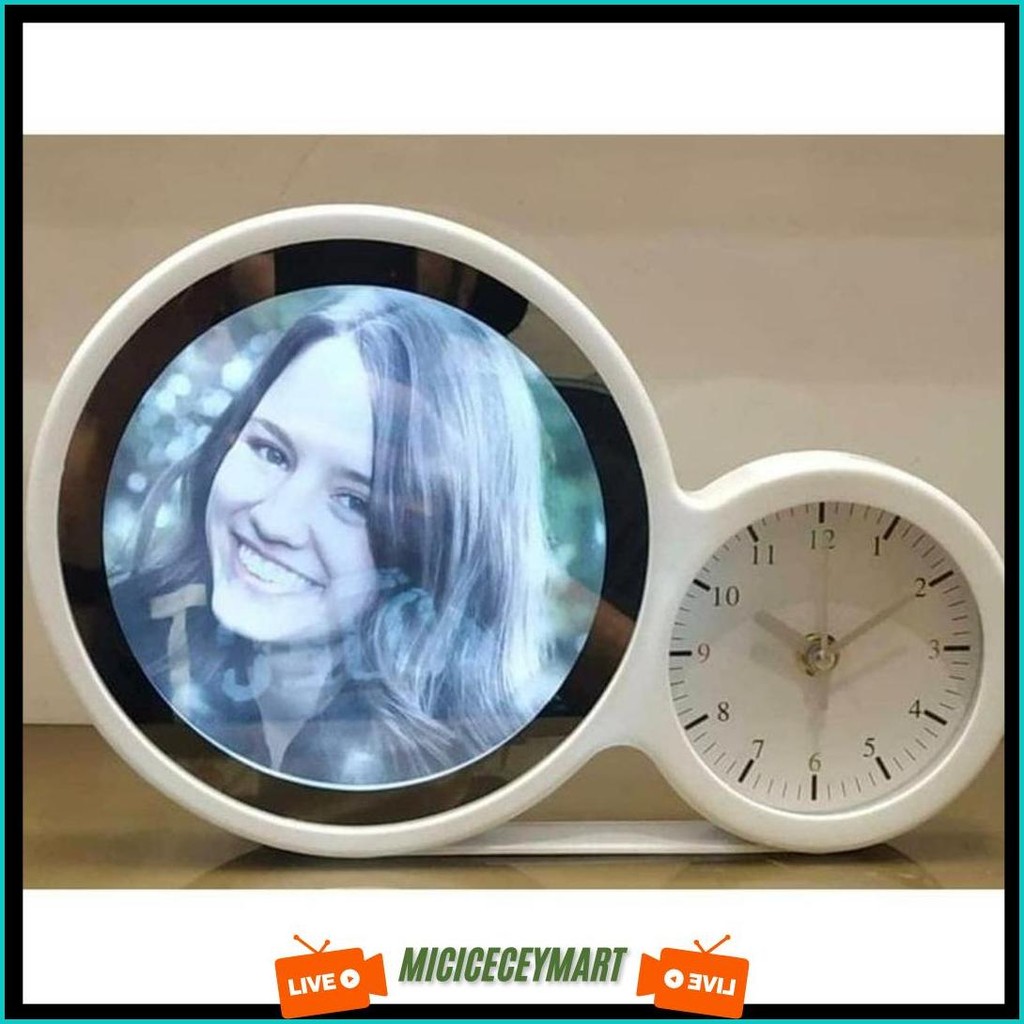 Jual Proses Sehari Jadi 4N1 Jam Cermin Mirror Kaca Magic Ajaib Frame ...