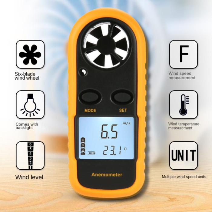 Jual Terbaru Digital Anemometer Alat Ukur Kecepatan Angin Wind Speed ...