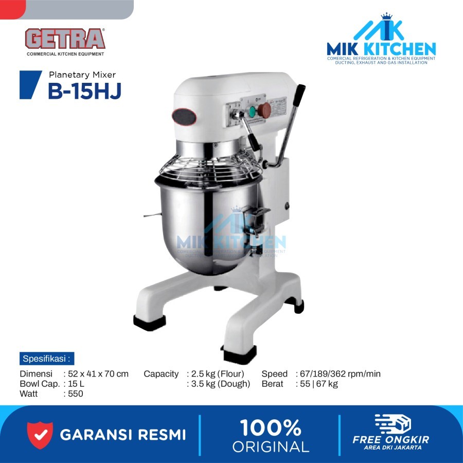 Jual Planetary Mixer GETRA B15 / B 15 / Alat Mixer | Shopee Indonesia