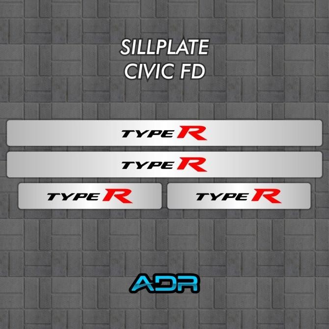 Jual Promo Sillplate Honda Civic FD1 FD2 FD2R Mugen Type R COD | Shopee Indonesia