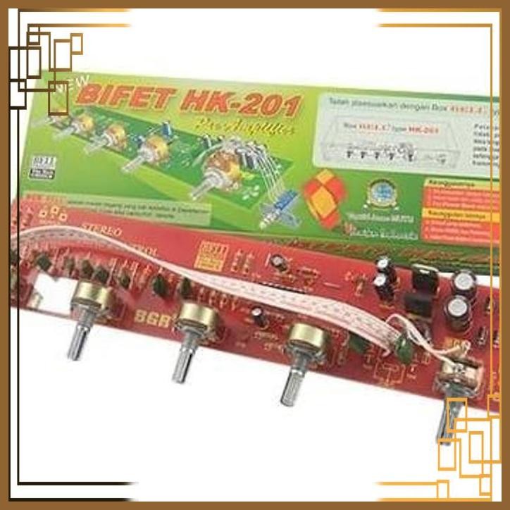 Jual [SJE] TONE CONTROL BIFET HK201 HK 201 HK-201 STEREO RELAY PLUS LOUDNESS STEREO BI-FET UNTUK ...