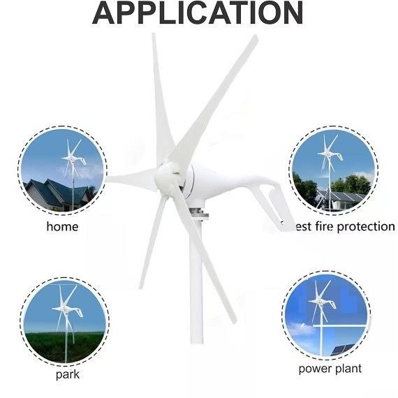 Jual Turbin Angin / Wind Turbine 500W + Controller / Wind Turbine ...