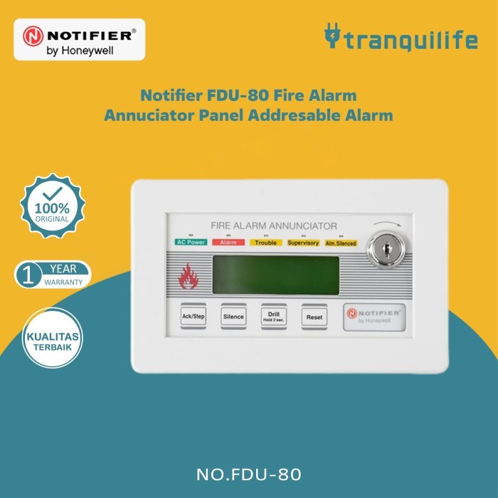 Jual Langsung diprses@ Notifier FDU-80 Fire Alarm Annunciator Panel ...