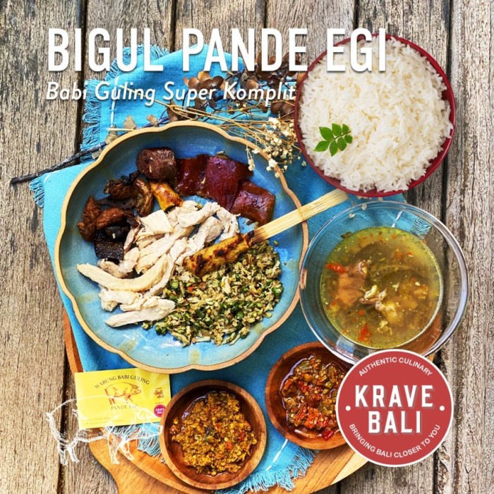Jual KRAVE BALI BIGUL PANDE EGI BABI GULING KOMPLIT - MAKANAN KHAS BALI ...