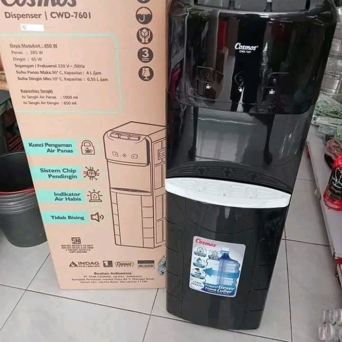 Jual LEON DISPENSER GALON BAWAH COSMOS CWD 7601 3 KRAN | Shopee Indonesia