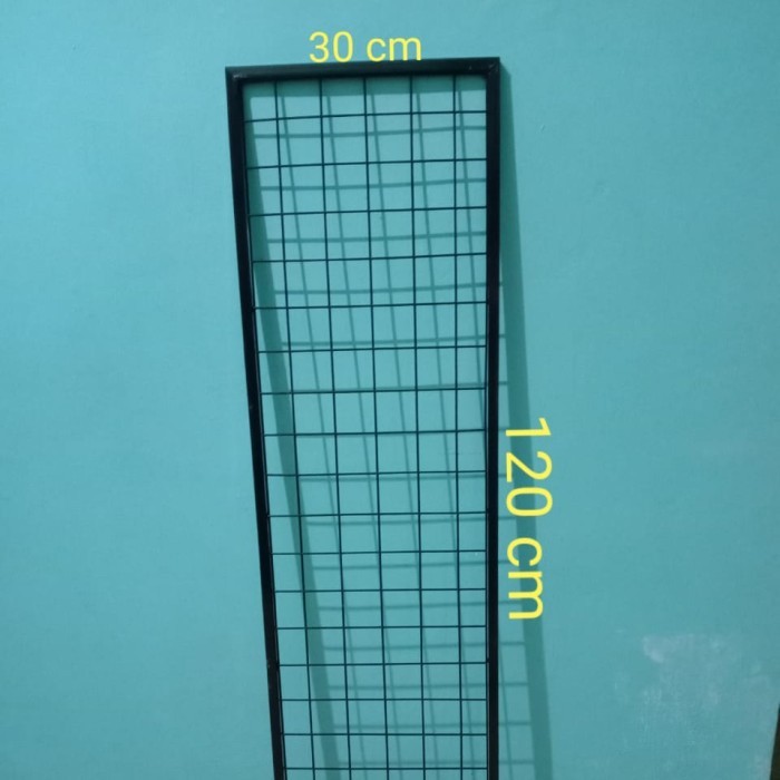 Jual Rak Besi Bingkai Kotak 30 x 120 cm Ram besi Pajangan Dinding ...