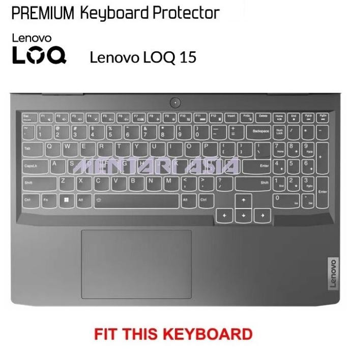Jual KEYBOARD PROTECTOR LENOVO LOQ 15 - PREMIUM CLEAR | Shopee Indonesia