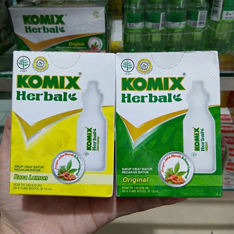 Jual Komix Herbal Meredakan Batuk - Sirup Obat Batuk - Komix Herbal ...