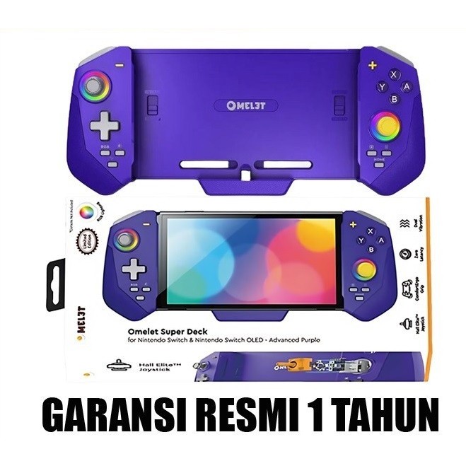 Jual Omelet Super Deck Advanced Purple Controller Nintendo Switch V1 V2 ...
