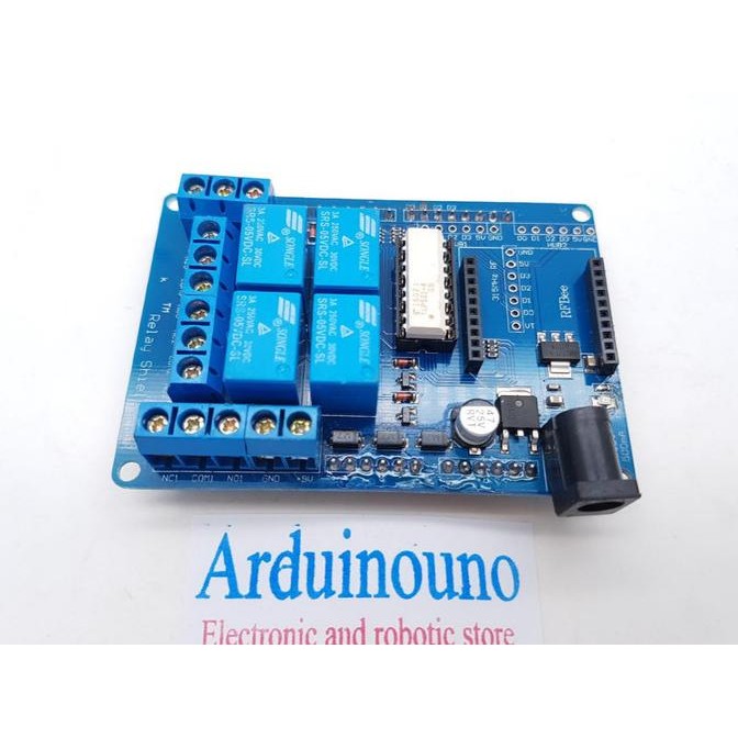Jual Promo 5V 4 Channel RELAY SHIELD for Arduino with xbee socket for ...