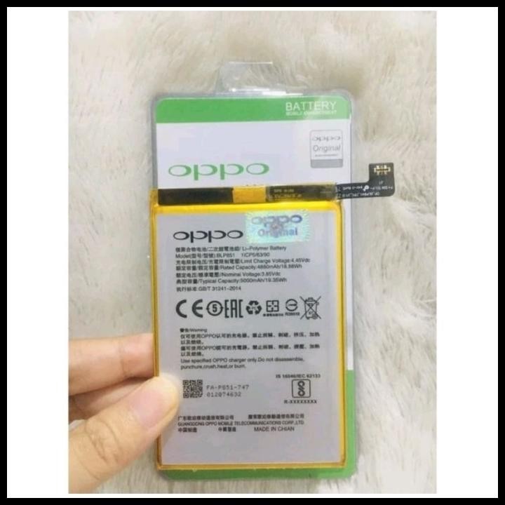 Jual BATERAI BATTRE OPPO A74 4G CPH2219 / A95 4G CPH2365 BLP851 ...