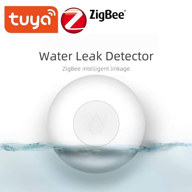 Jual ZigBee Smart Flood Sensor Water Leakage Detector Flood Overflow ...