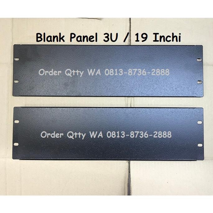 Jual PROMO!!! Blank Panel 3U 19 Inci / Plat penutup untuk rack Server ...