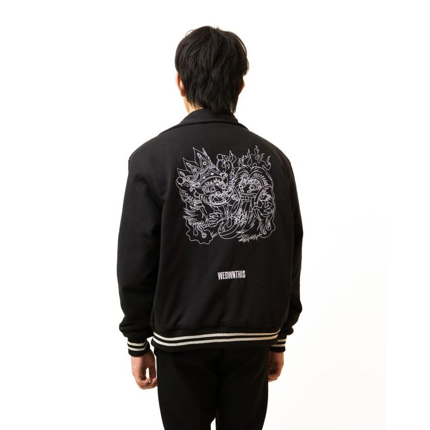 Jual ERIGO X MPL VARSITY JACKET UNSTOPPABLE BLACK STOK TERBATAS ...