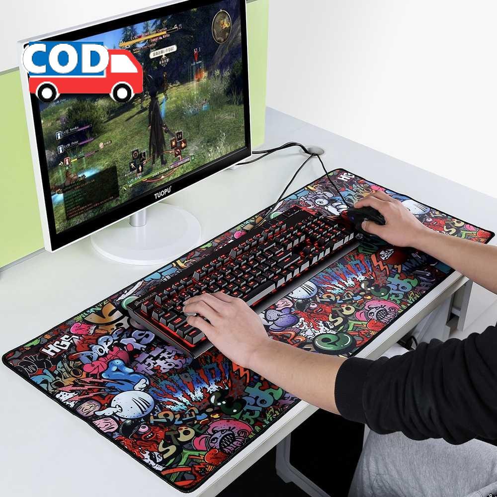 Jual Mouse Pad Gaming Besar Anti Slip Halus Presisi Street Grafitti ...