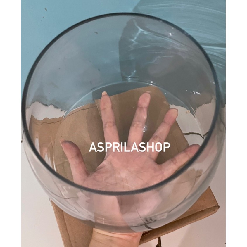 Jual Vas Bunga Unik Kendi Diameter Besar Kaca Pot Bunga Bouquet Tinggi ...