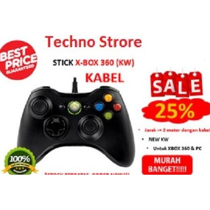 Jual Stik Xbox 360 - Stick Xbox360 - Controller Xbox - Gamepad Kabel Wired Original Dan ...