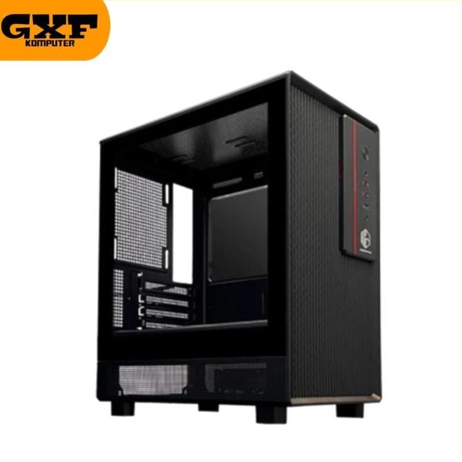 Jual CUBE GAMING YOCK - mATX Gaming Case - Mesh Front Panel Design ...