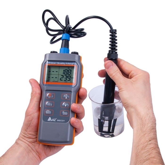 Jual Water Meter 5 in 1 AZ Instrument 86031 Dissolved Oxygen PH ...