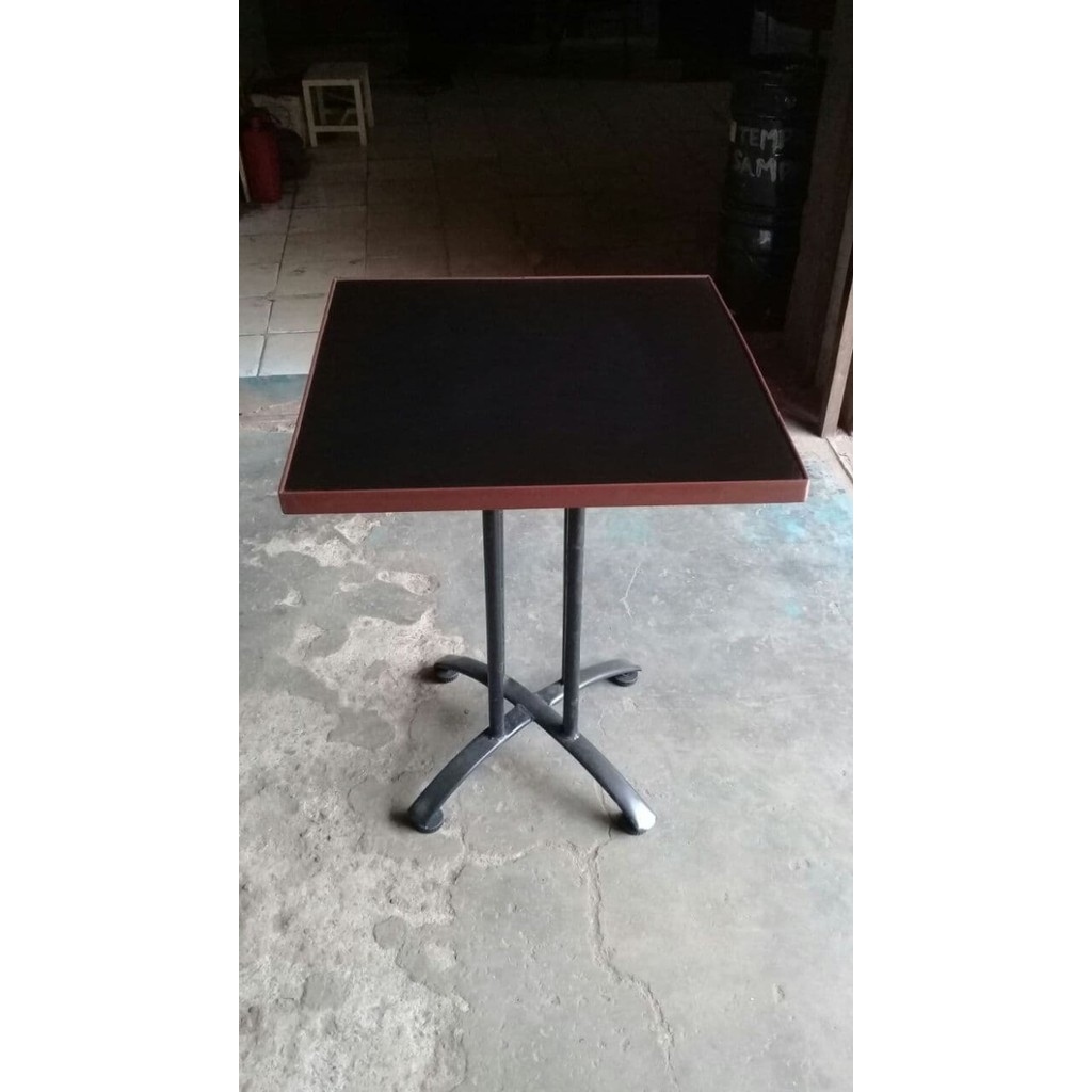 Jual meja makan cafe resto meja kafe TOP keramik granit kokoh dan berat 60 | Shopee Indonesia