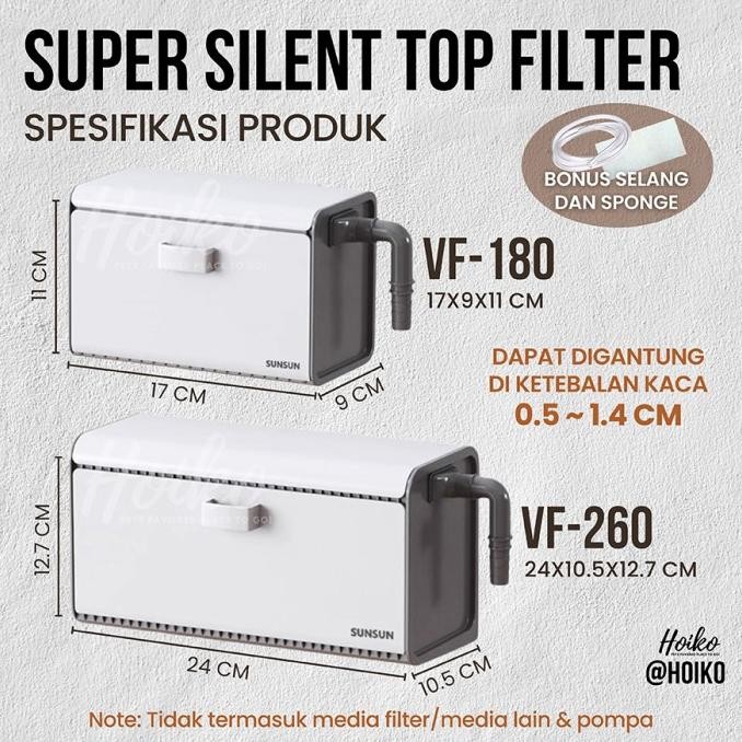 Jual MESIN BOX FILTER ATAS 3 LAYER AQUARIUM TOP FILTER TALANG ATAS ...