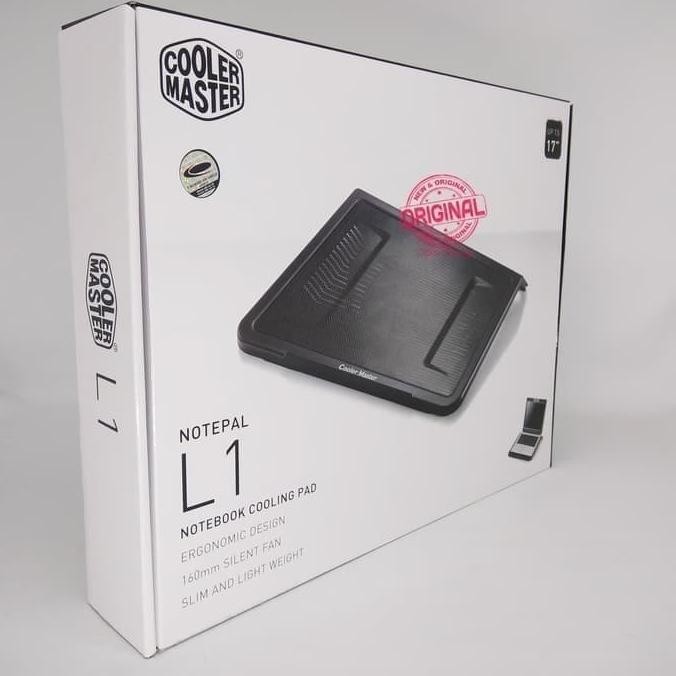 Jual COOLER MASTER NOTEPAL L1 NOTEBOOK COOLER FAN LAPTOP COOLING PAD ...
