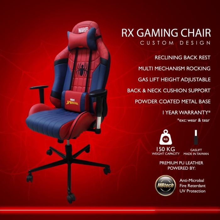 Jual KURSI GAMING RX CUSTOM DESIGN LOGO BORDIR not rexus secretlab ...