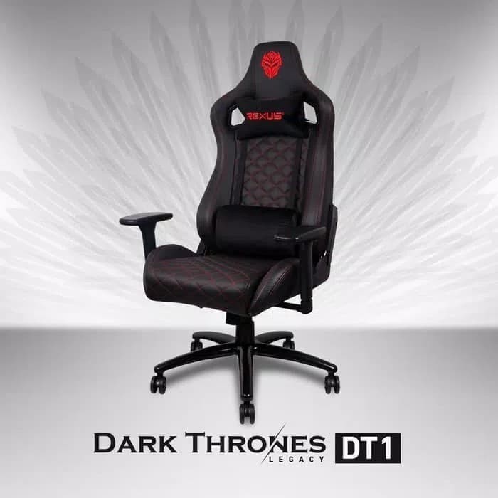 Jual Rexus Dark Thrones Legacy DT1 / DT-1 Gaming Chair / Kursi Gaming ...