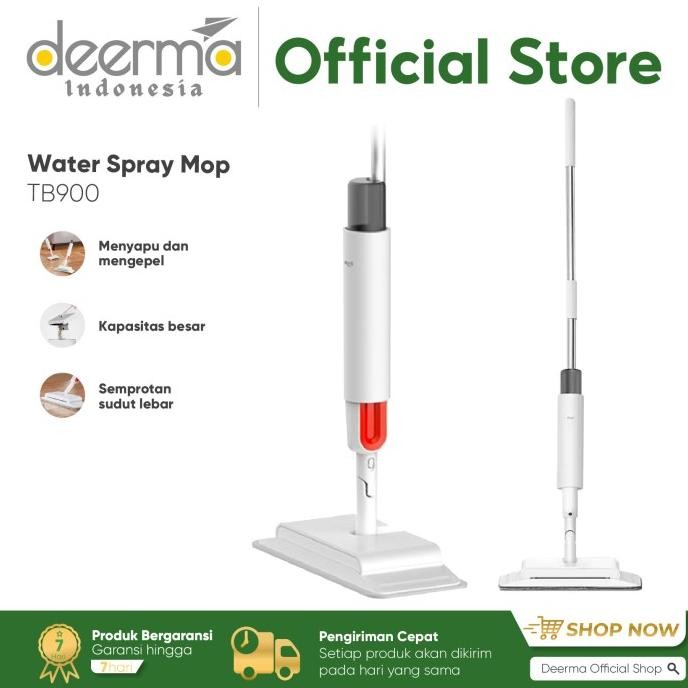 Jual 2In1 Water Spray Mop Sweeper Deerma Tb900 230Ml Dustbin ...