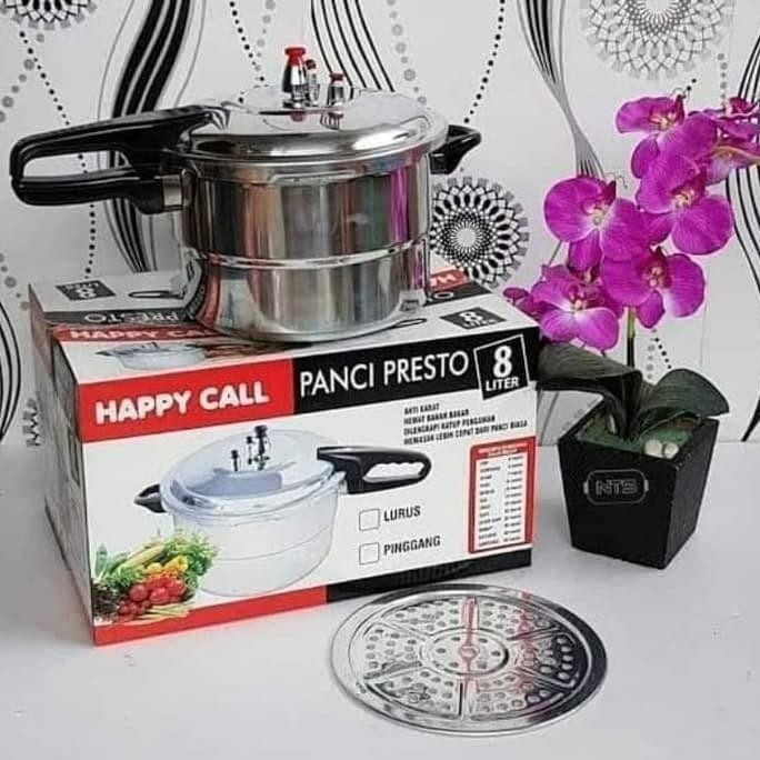 Jual Panci Presto Aluminium Happy Call 8 Liter | Shopee Indonesia