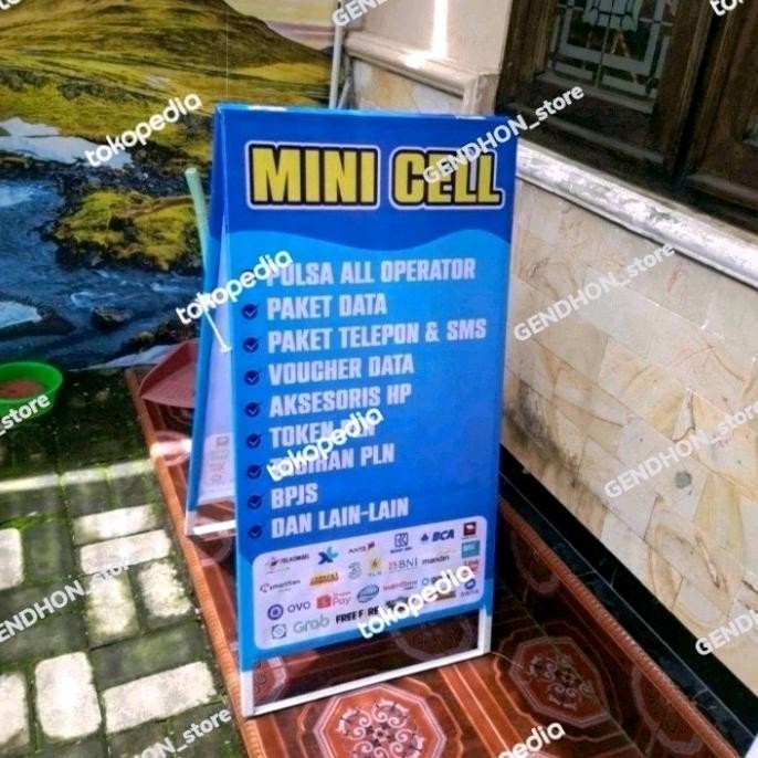 Jual || PROMO ~`~ STANDING BANNER BESI / STANDING SPANDUK BESI ...