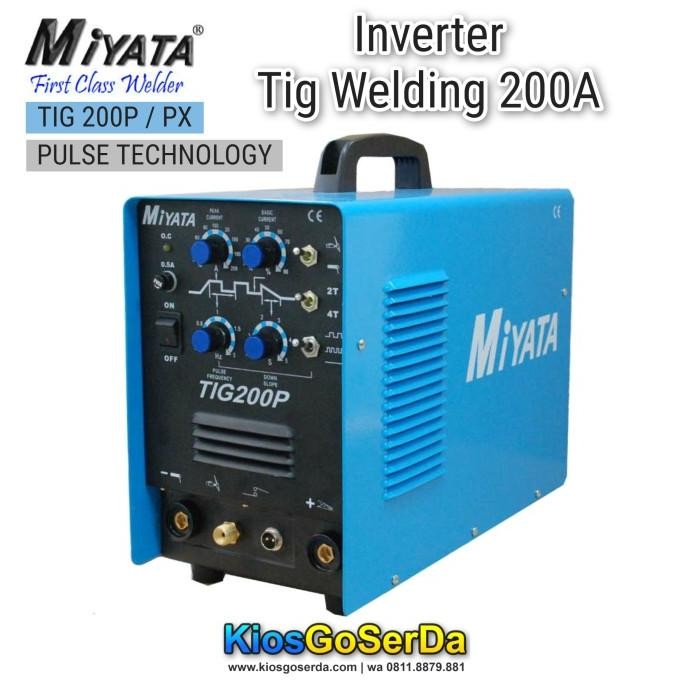 Jual Promo Mesin Las Tig Miyata 200A Inverter Pulse TIG Welding TIG 200P / PX COD | Shopee Indonesia