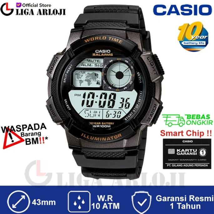 Jual Casio Ae-1000W-1Avdf - Jam Tangan Pria - Hitam | Shopee Indonesia