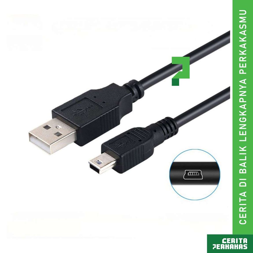 Jual USB Kabel to MINI USB 5pin CP / Kabel Charger Stick PS3 | Shopee ...