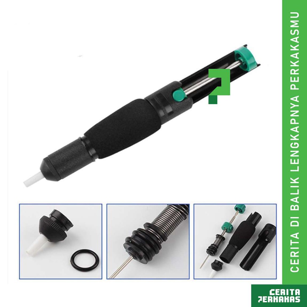Jual Timah Sedotan 366D Solder CP / Atraktor Penyedot Senju Desoldering ...