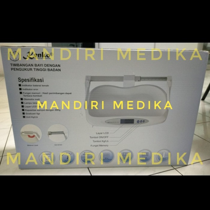Jual Timbangan Bayi Digital dengan Pengukur Tinggi Badan KEMENKES AKL ...