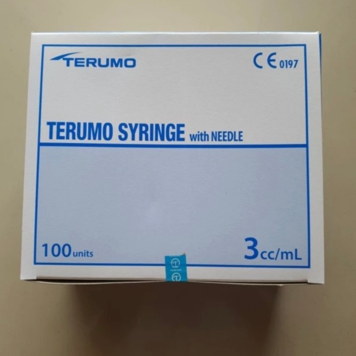 Jual Spuit 3 cc Terumo / Syringe 3cc Terumo / Suntikan 3ml isi 100 pcs ...