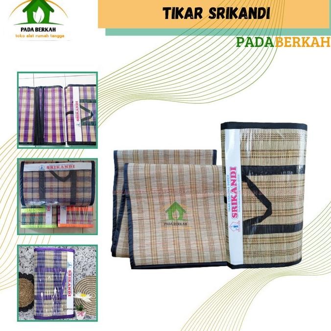 Jual Tikar Samak Lipat Piknik Mendong Srikandi Tikar Lipat Bahan Rumput ...