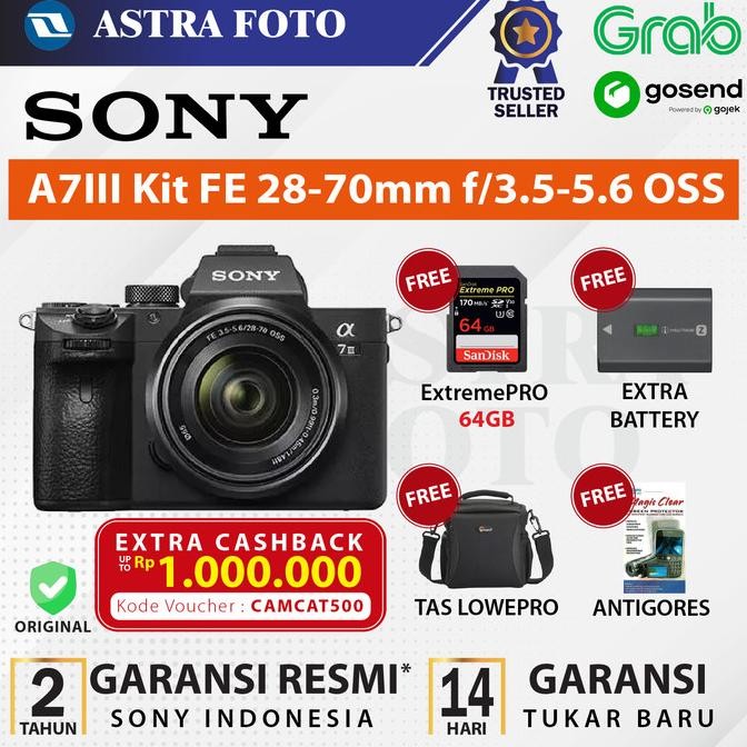 Jual Sony A7Iii / Sony A7 Mark Iii Kit 28-70Mm - Sony A7 Iii Paket ...