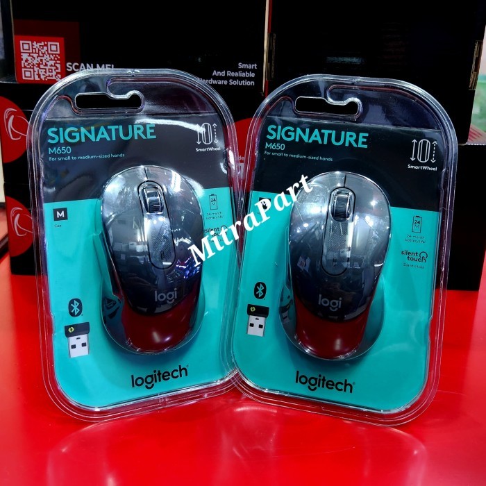 Jual Logitech Signature M650 Bluetooth Wireless Silent Mouse | Shopee ...